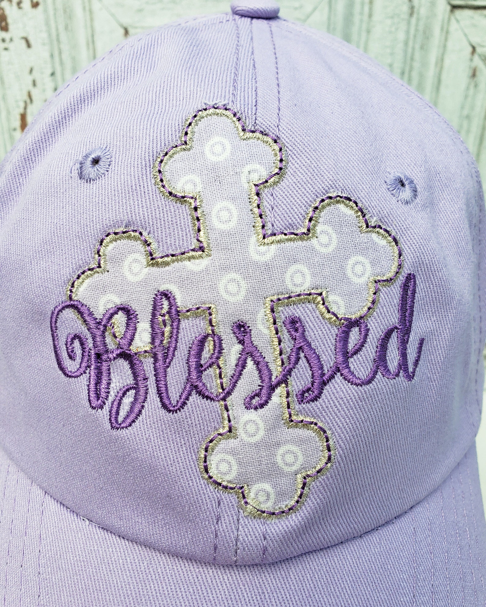 Blessed Trucker Hat, Baseball Cap, Religious Saying, Cross, Everyday ...