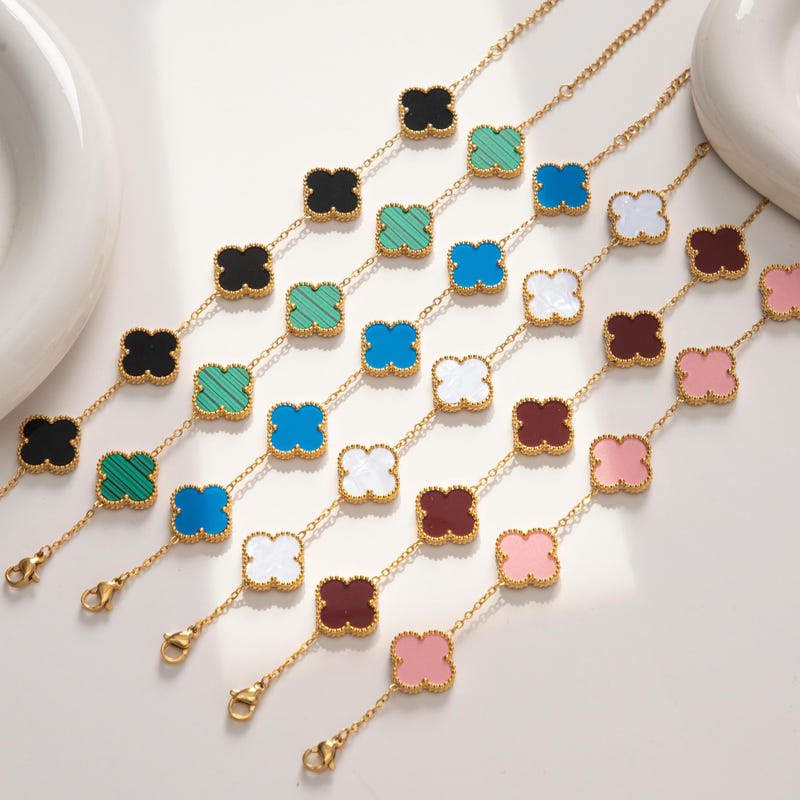 Bracelet Van Cleef Clover - Etsy