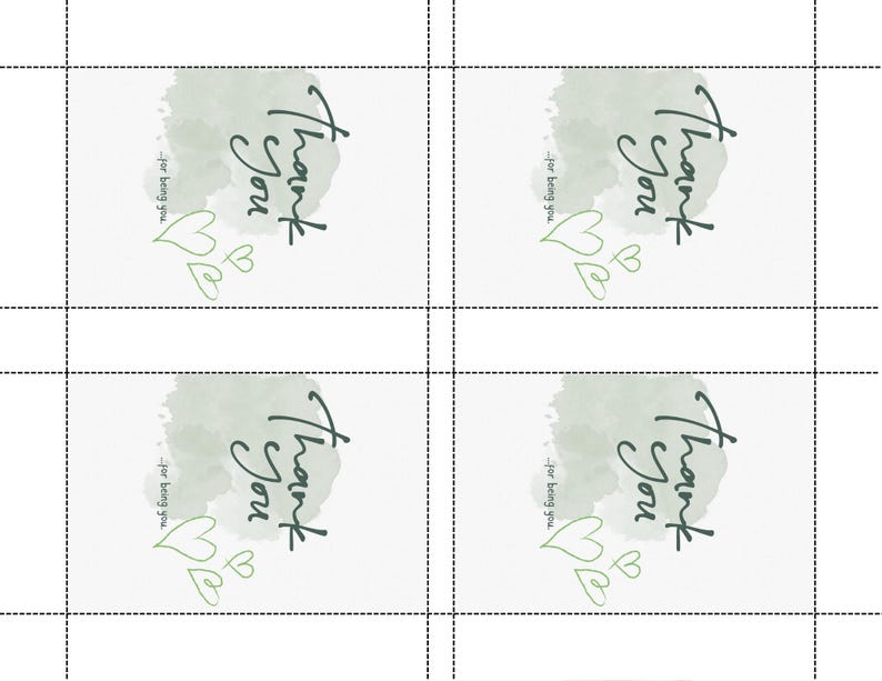 PRINTABLE Greeting Cards | for Being You | Printable 3x4.5 Note Cards ...