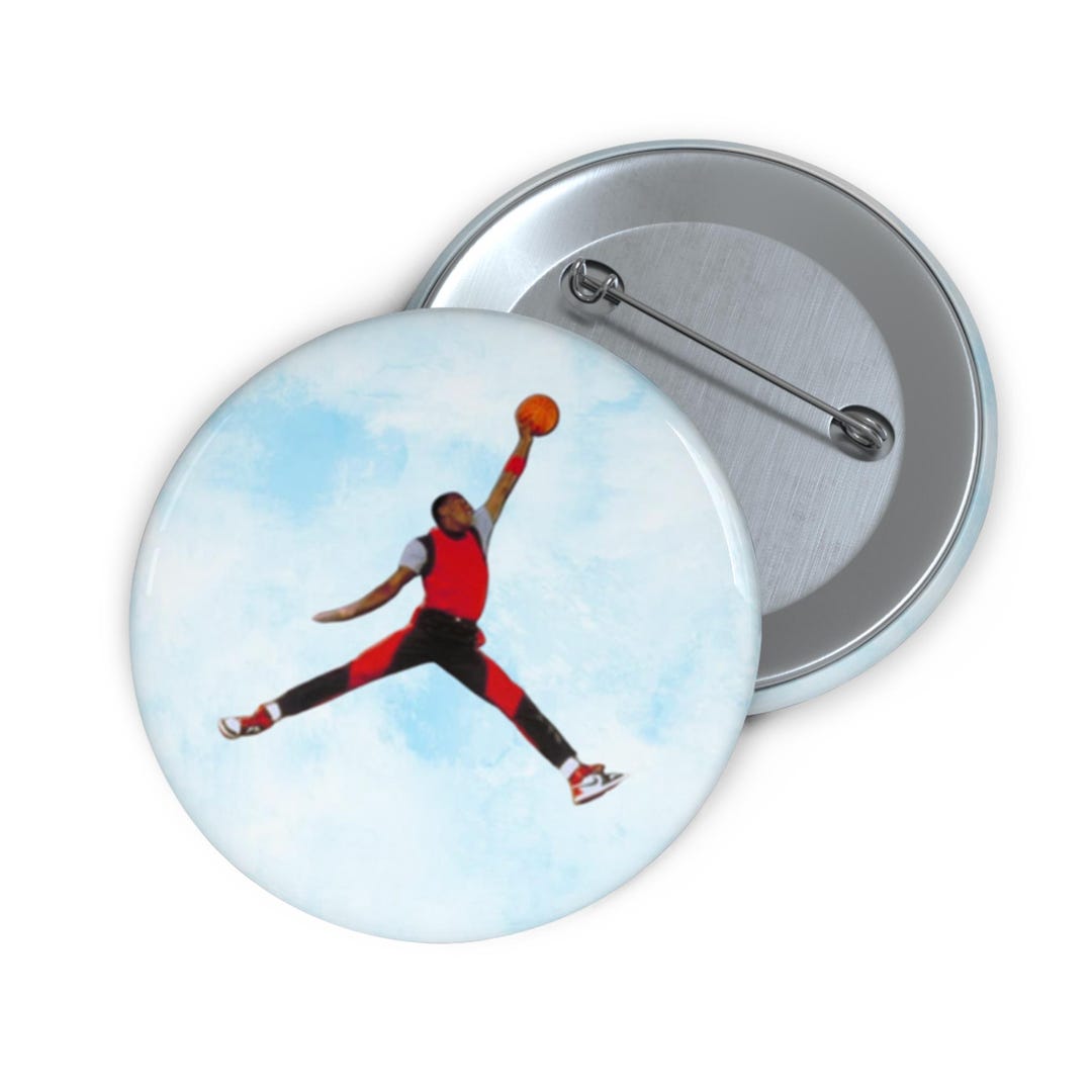 Basketball Pin Buttons, Michael Jordan Collectible Sports Pins, Team ...