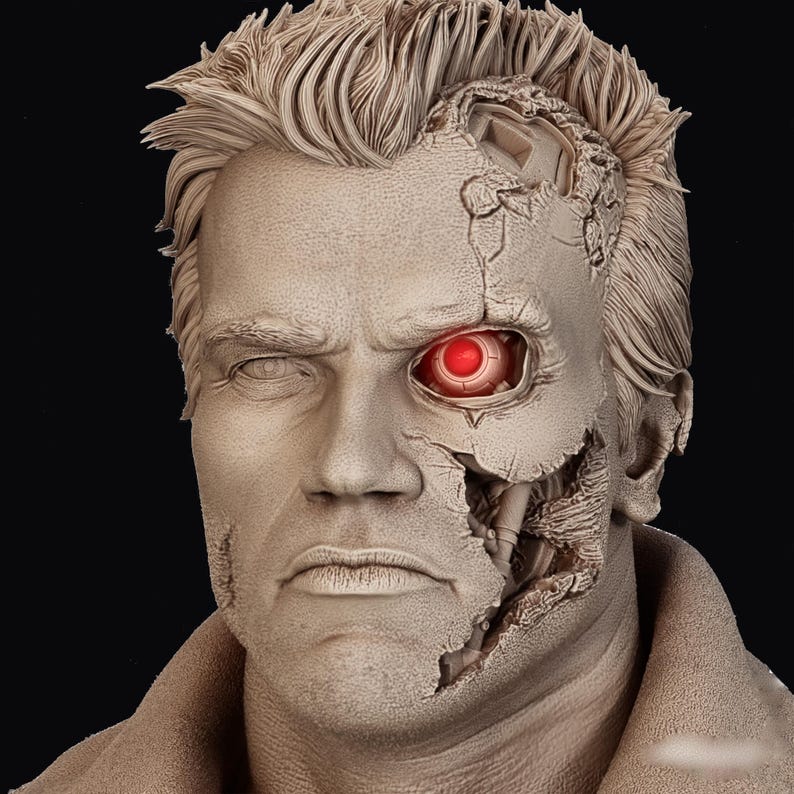 Terminator STL File | T-800 Endoskeleton 3D Model for Printing - Etsy