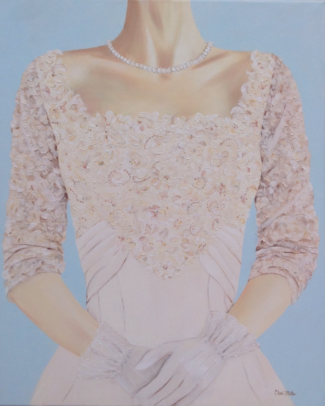 Vintage Bride Painting. - Etsy