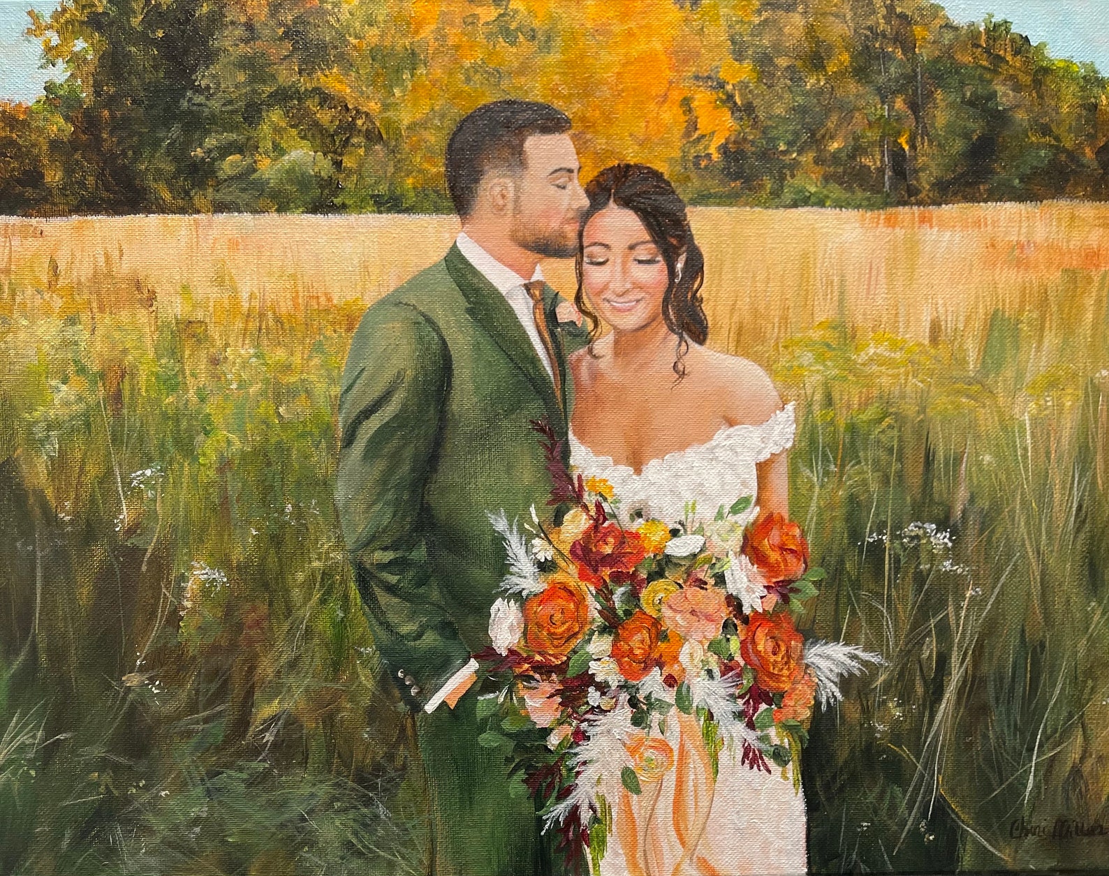 Live Wedding Painting, Live Wedding Painter,unique Wedding Ideas ...
