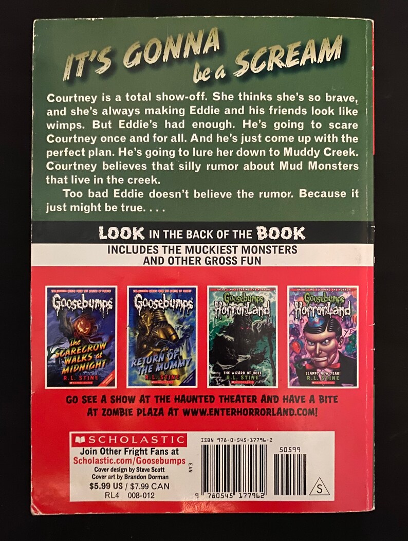 Goosebumps You Can't Scare Me By R.L. Stine Vintage | Etsy