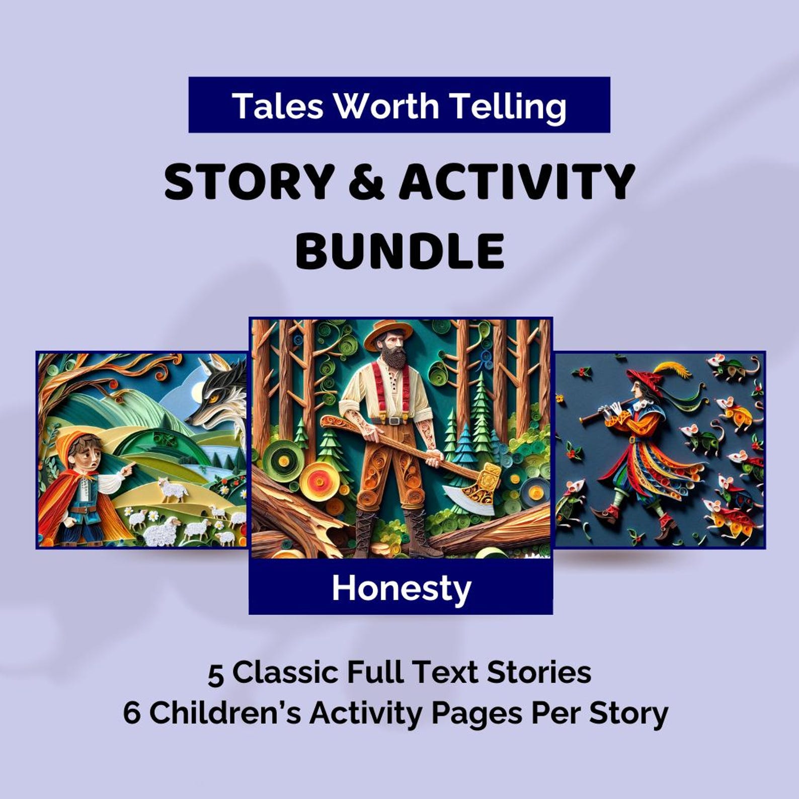 Honesty Tales Worth Telling – 5 Printable Classic Stories for Kids ...