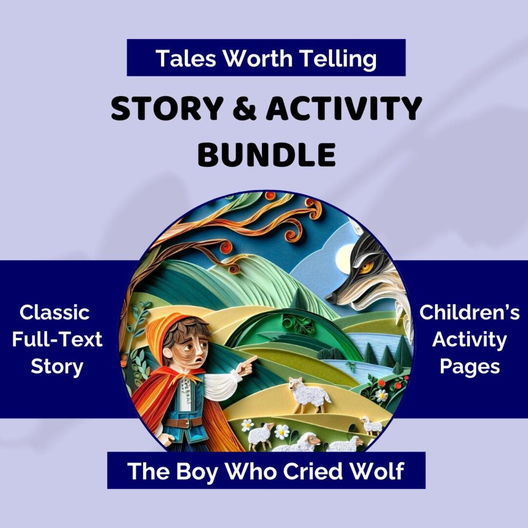 The Boy Who Cried Wolf – Aesop Fable for Kids - Printable Story ...