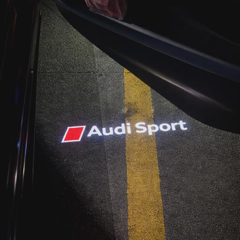 Audi Logo LED Projectors for Doors | Courtesy Welcome Lighting ...