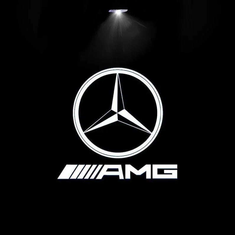 Mercedes LED Door Projectors | Ultra HD Illuminated Logo | Car Welcome ...