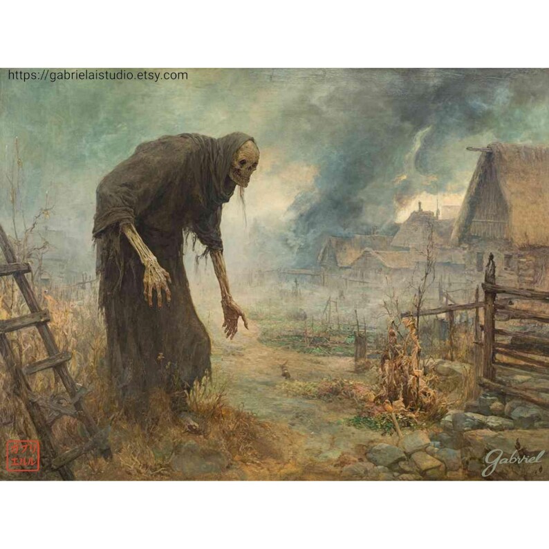 Art Print. PNG AI Oil Painting. Printable Digital Download. Licho Comes ...