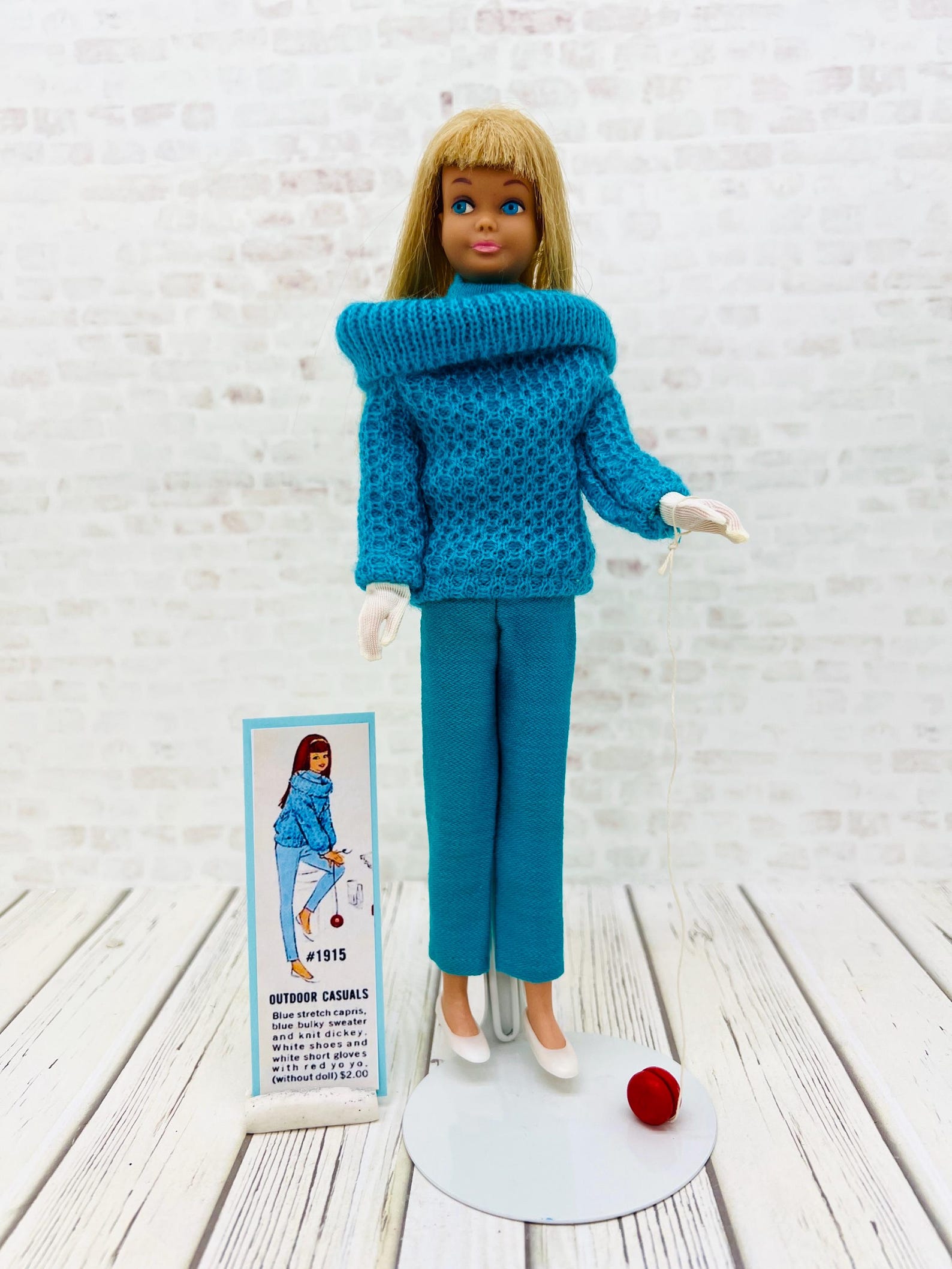 Vintage Skipper #1915”outdoor Casuals”complete Sweater,capri Slacks ...