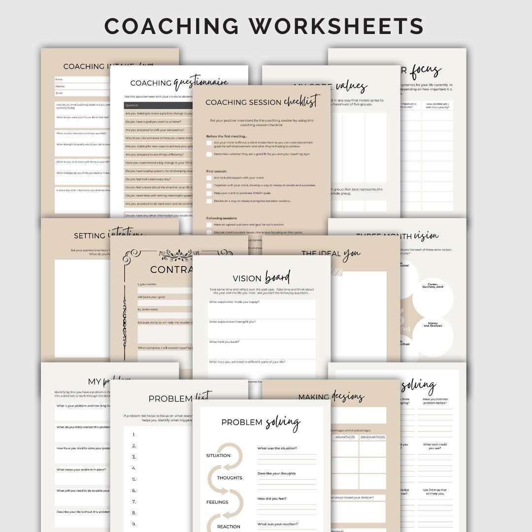 Boîte à outils ultime pour le coaching : modèles Word et plus de 2 000 ...