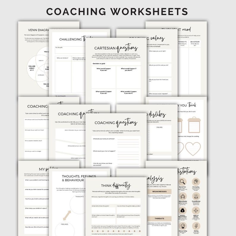 Life Coaching Branding Toolkit | 4500+ Canva Templates | Coaching Tools ...