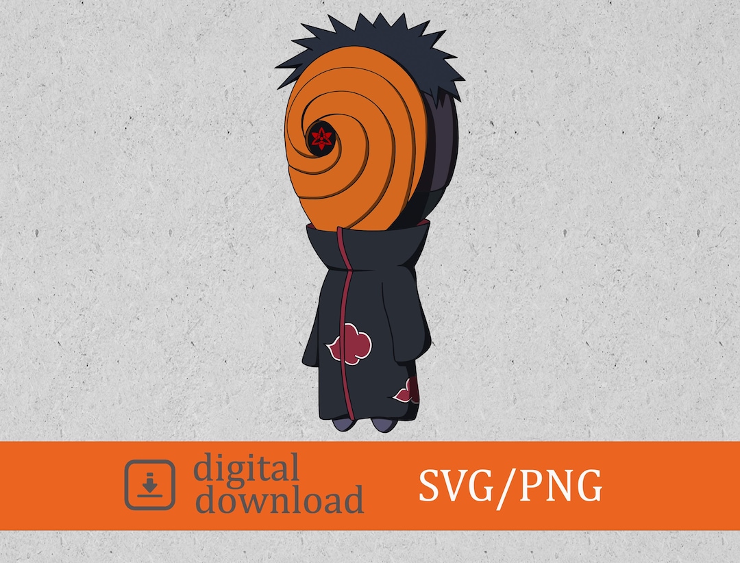 NEW Аkatsuki Obito Uchiha SVG, Obito Png, Uchiha Obito Svg, Printable ...