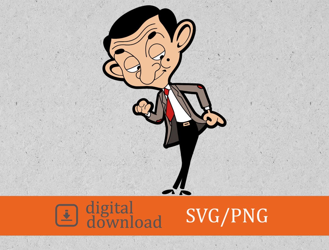 NEW Mr.bean SVG/PNG Digital Download, Instant Download, Printable ...