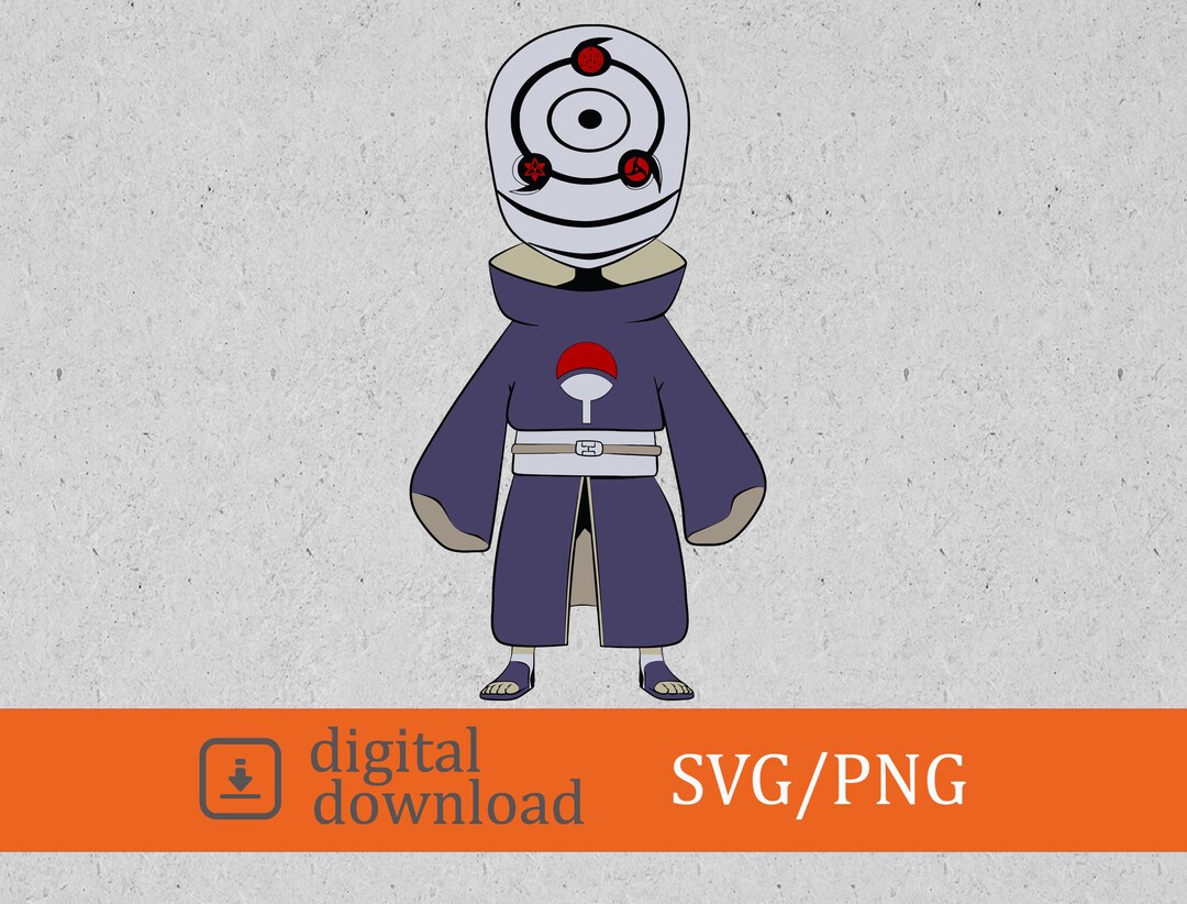 NEW Obito Uchiha SVG, Obito Png, Uchiha Obito Svg, Printable Svg ...