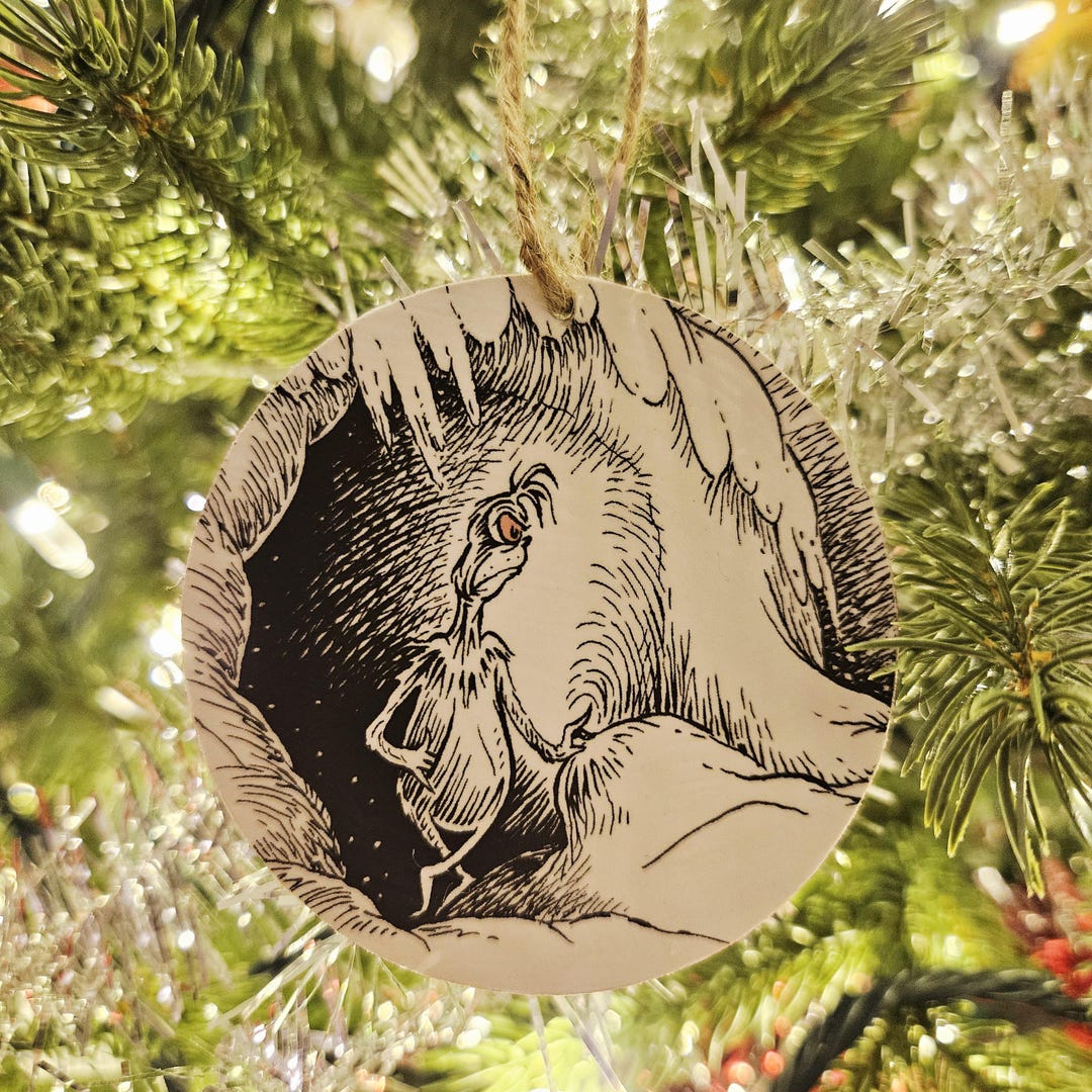 How the Grinch Stole Christmas Book Ornament, Personalized Ornament ...