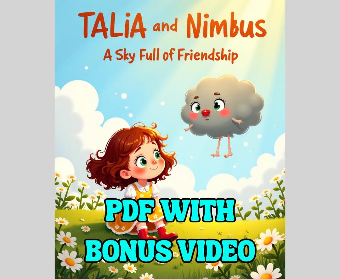Kids Storybook | Talia and the Cloud That Cried | Video + PDF Together ...