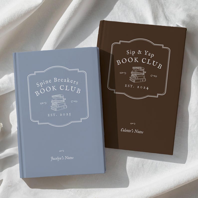 Personalized Book Club Reading Journal: Vintage-inspired Bookish Gift ...