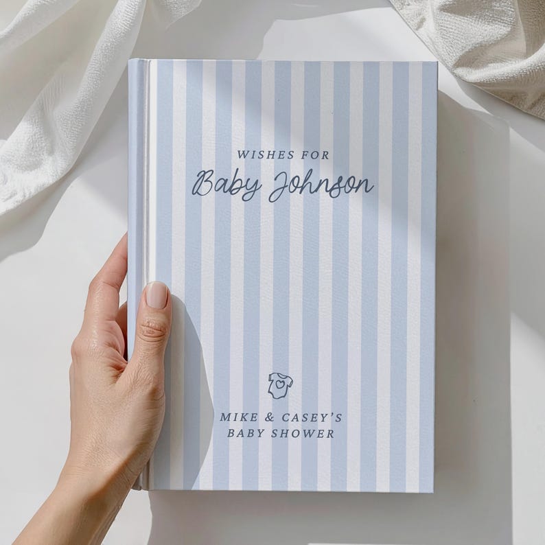 Personalized Baby Shower Guest Book: Letters to Baby Journal - Etsy