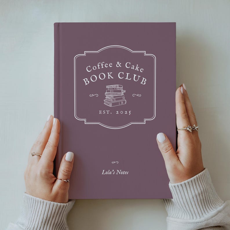 Personalized Book Club Reading Journal: Vintage-inspired Bookish Gift ...