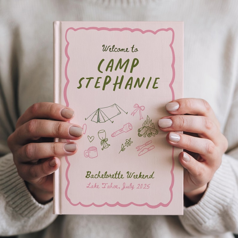 Camp Bach Memory Book: Personalized Letters to the Bride Keepsake - Etsy