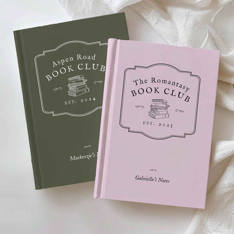 Personalized Book Club Reading Journal: Vintage-inspired Bookish Gift ...