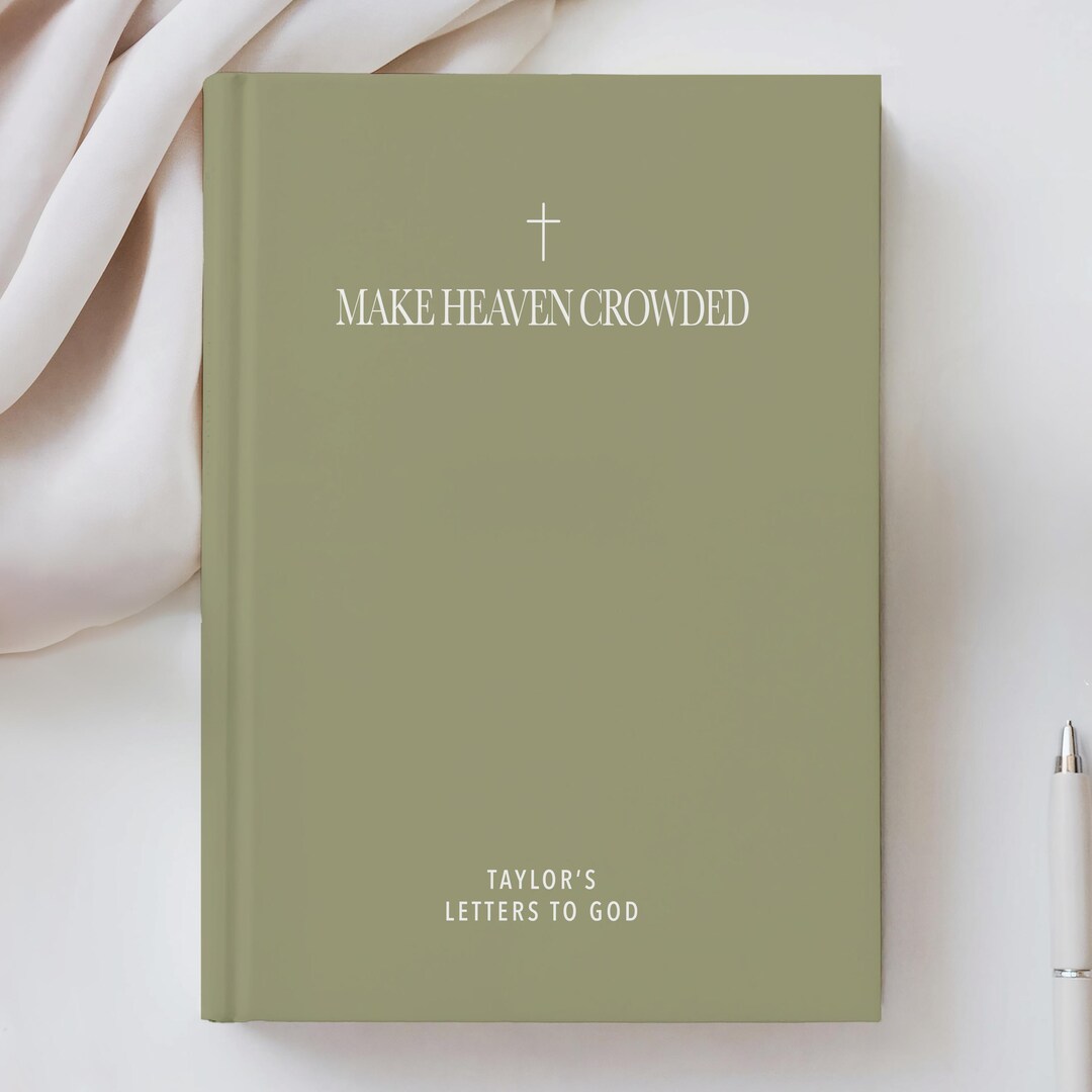 Make Heaven Crowded Prayer Journal or Bible Study Notebook ...
