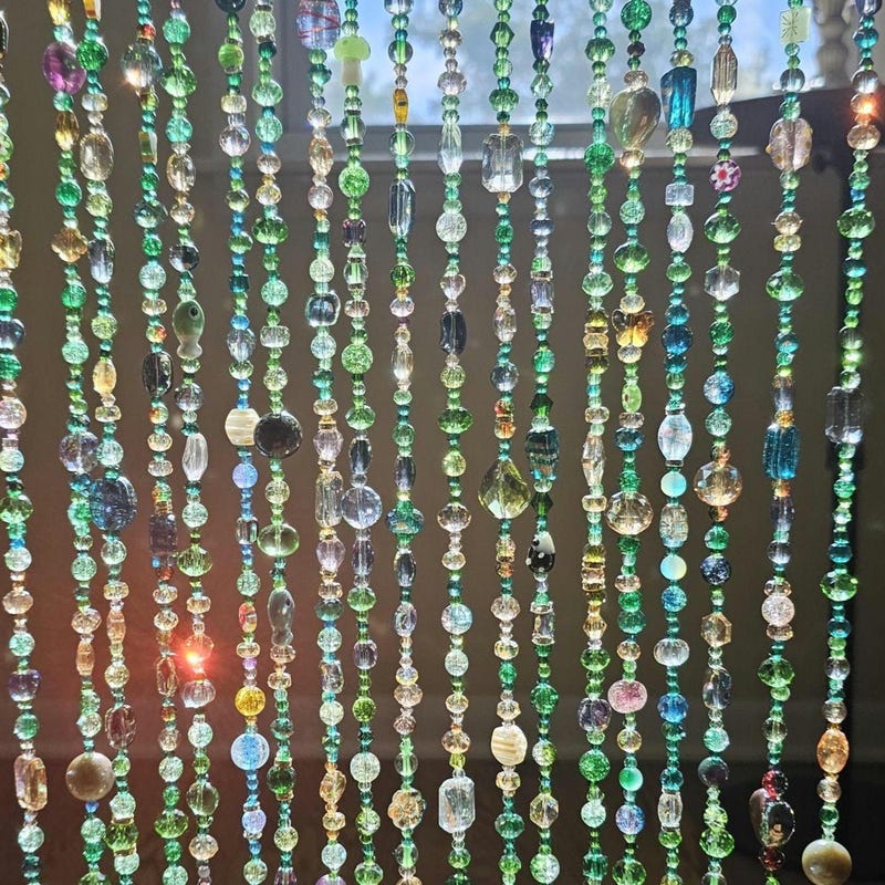 Whimsical Beaded Curtain - Etsy