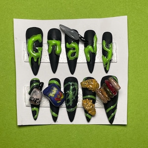 GNARLY by KATSEYE Customizable Gel X Press on Nails / "gnarly ...