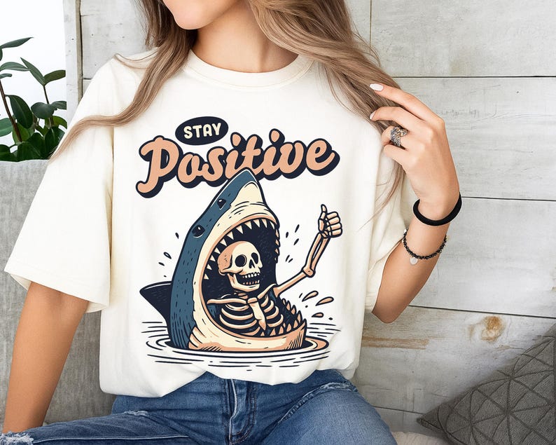Stay Positive Png, Funny Shark Png, Skeleton Png, Funny Skeleton ...