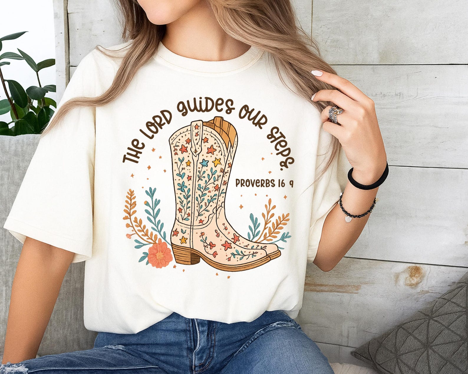 Christian Quote Png, the Lord Guides Our Steps PNG, Vintage Hymn Faith ...
