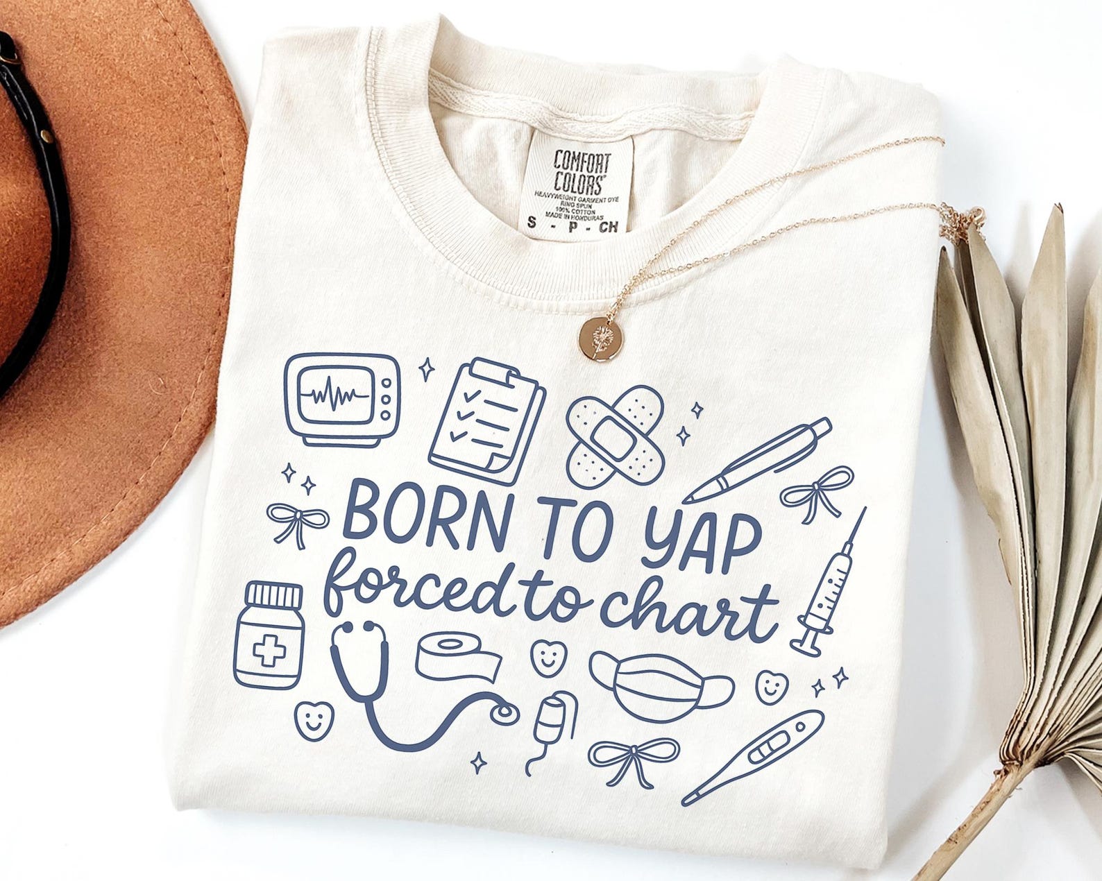 Nurse Png, Born to Yap Forced to Chart Png, Spring Nurse PNG, Cna RN ...