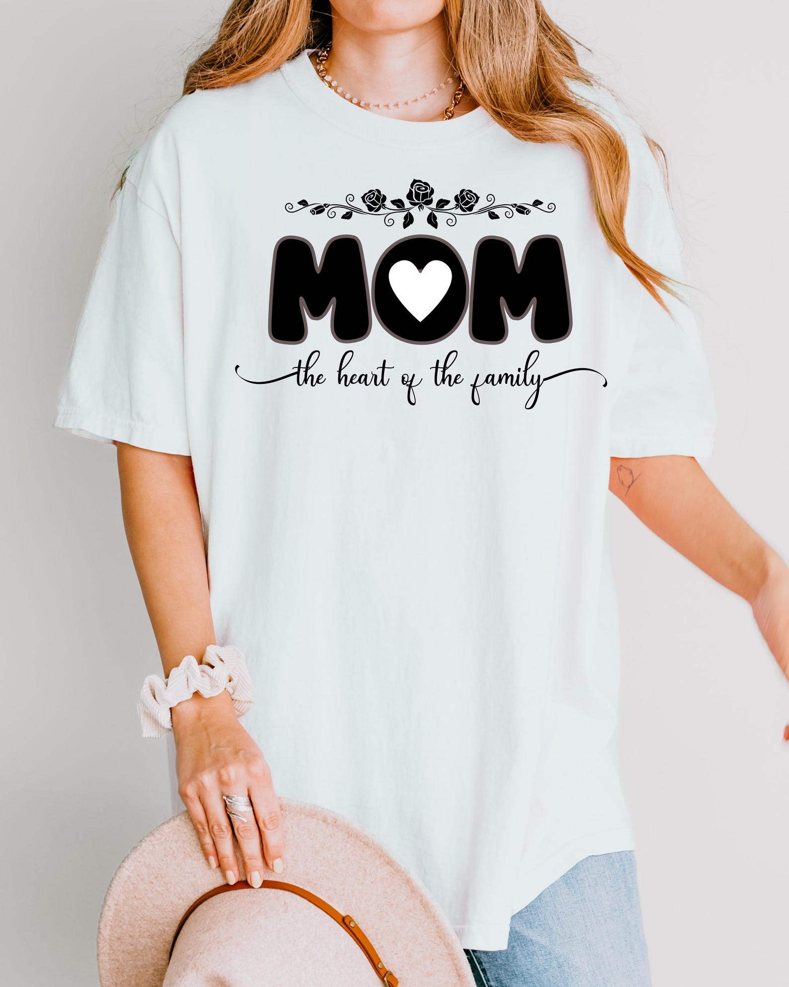 Mom Png, Mom the Heart of the Family Png, Mama PNG, Mama Shirt Design ...