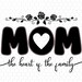 Mom Png, Mom the Heart of the Family Png, Mama PNG, Mama Shirt Design ...