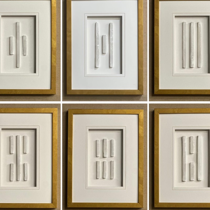 Selenite Wall Art - Etsy