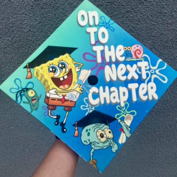 Squidward Graduation Svg - Etsy