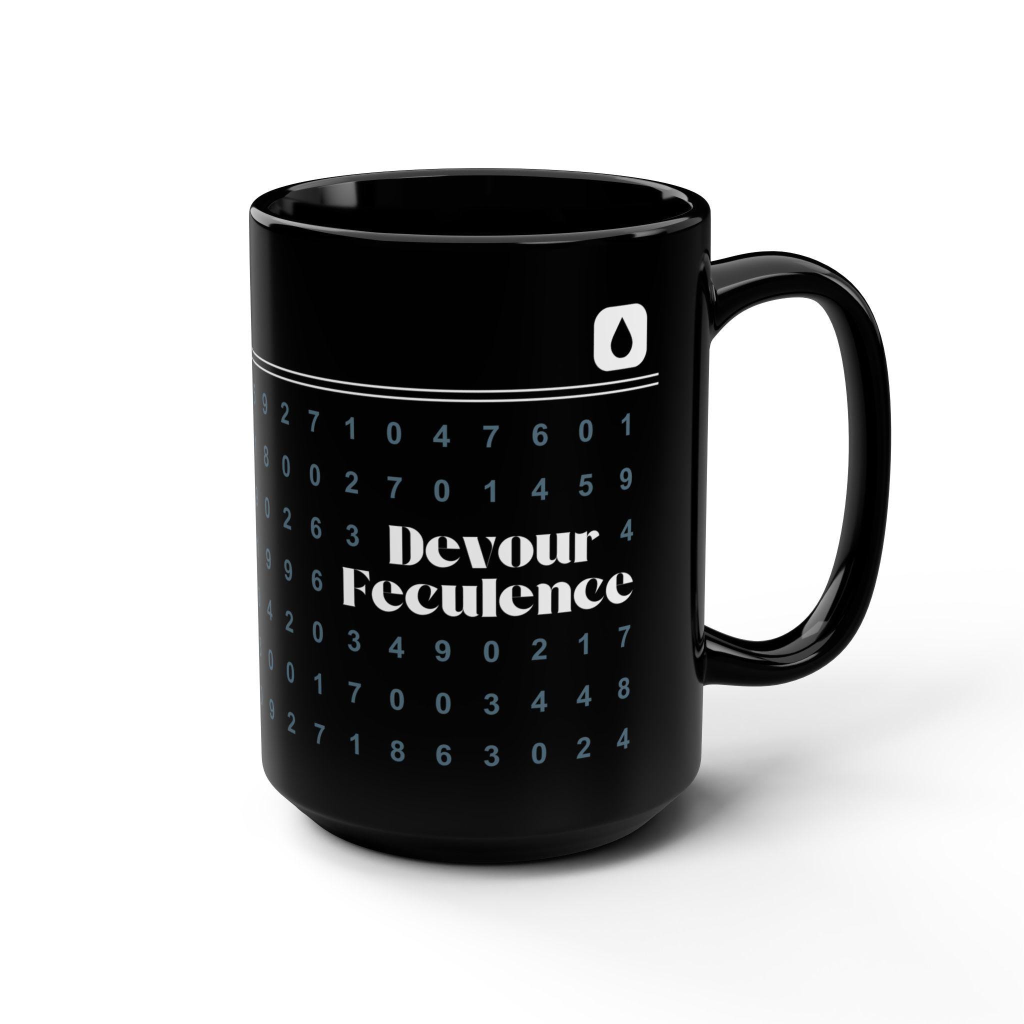 Devour Feculence Black Severance-inspired Personalized Coffee Mug ...