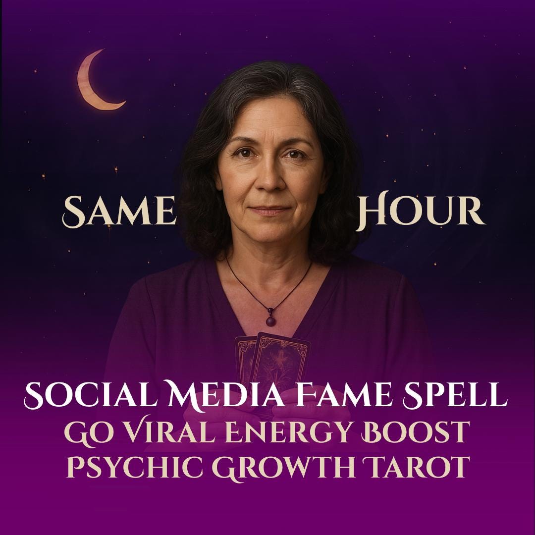Same Hour Social Media Fame Spell – Go Viral Energy, Success and Growth ...