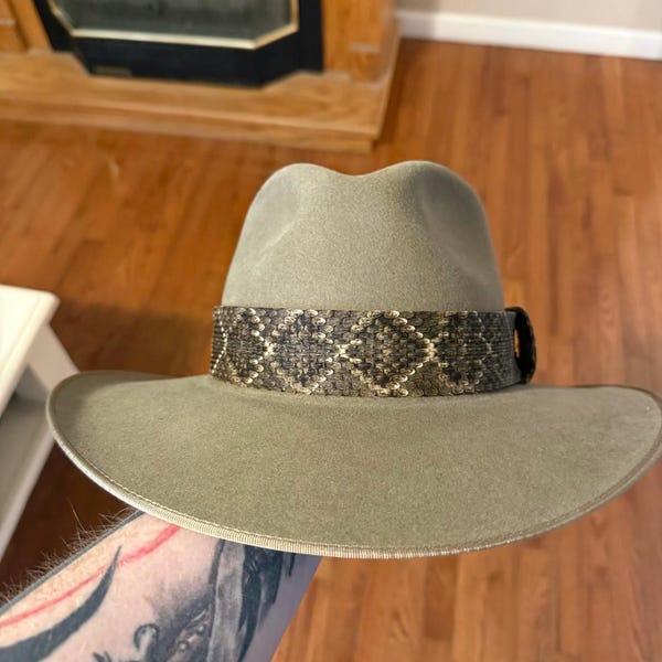 Rattlesnake Hat Band - Etsy