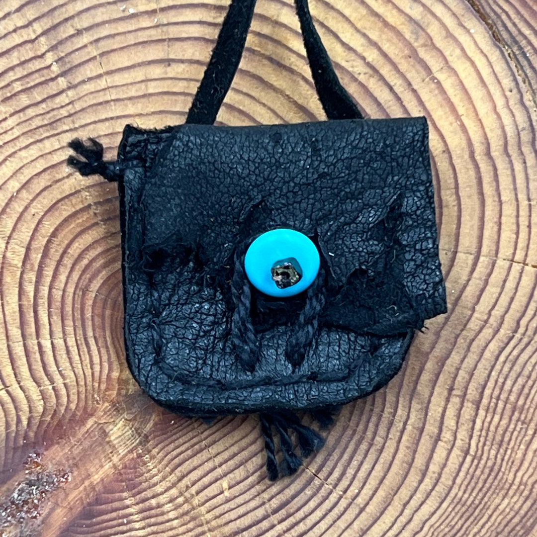 Medicine Leather Bag Neck Pouch Spirit Bag Medicine Bag for Healing ...