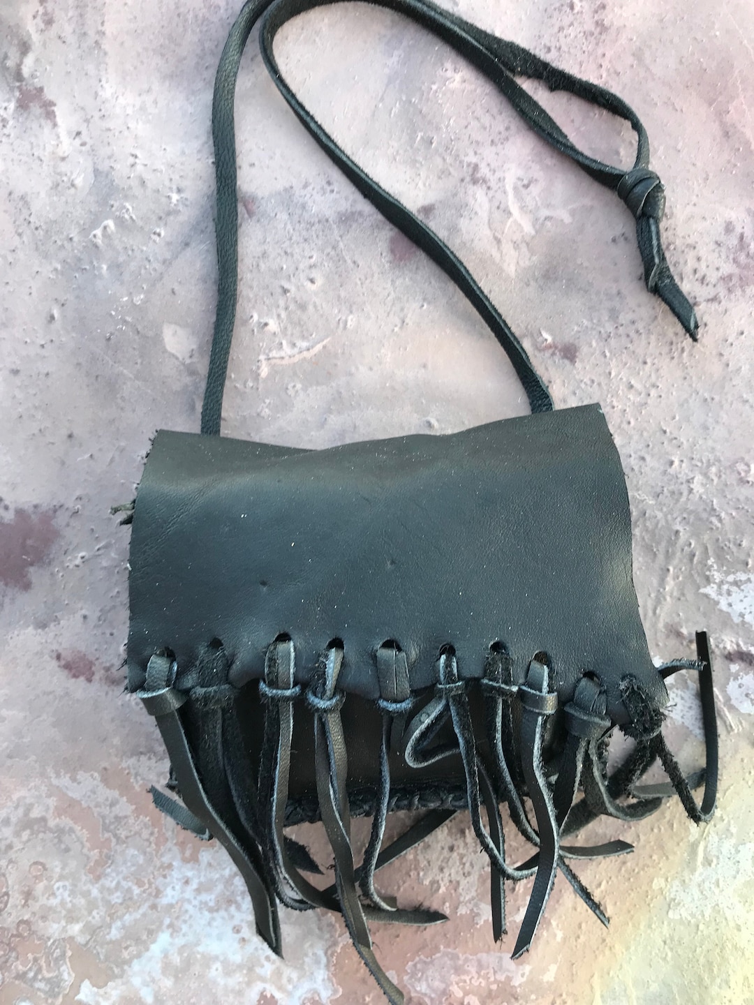 Medicine Leather Bag Neck Pouch Spirit Bag Medicine Bag for Healing ...