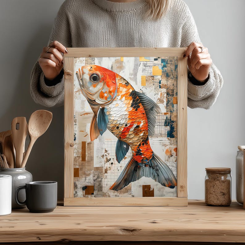 The Last Fish - 3 Piece Printable Art Set, Digital Art, Instant ...