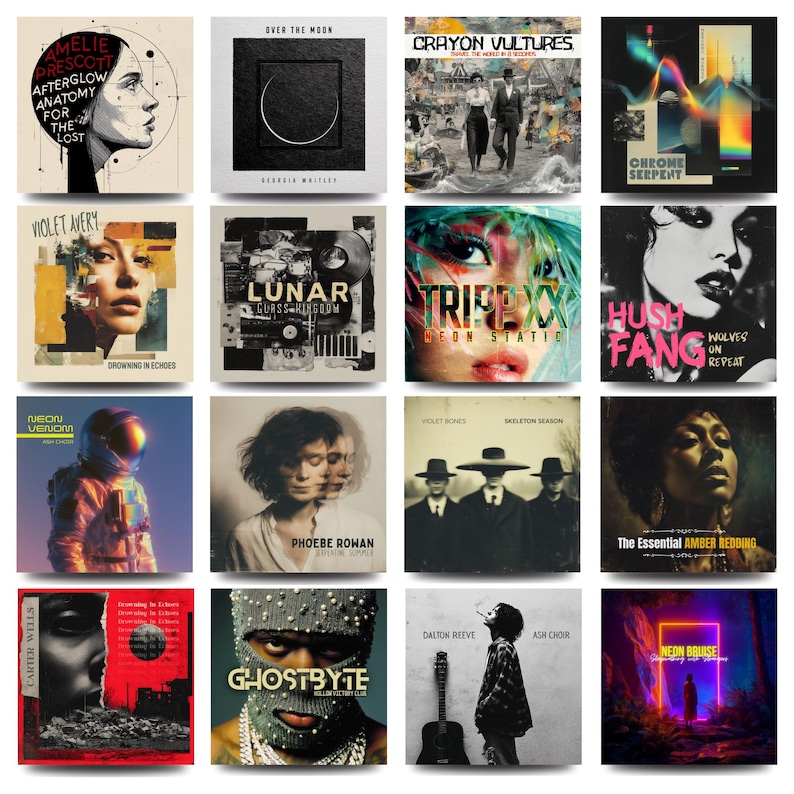 Custom Album Cover Design, Personalized Album Cover Art, Self Releasing ...