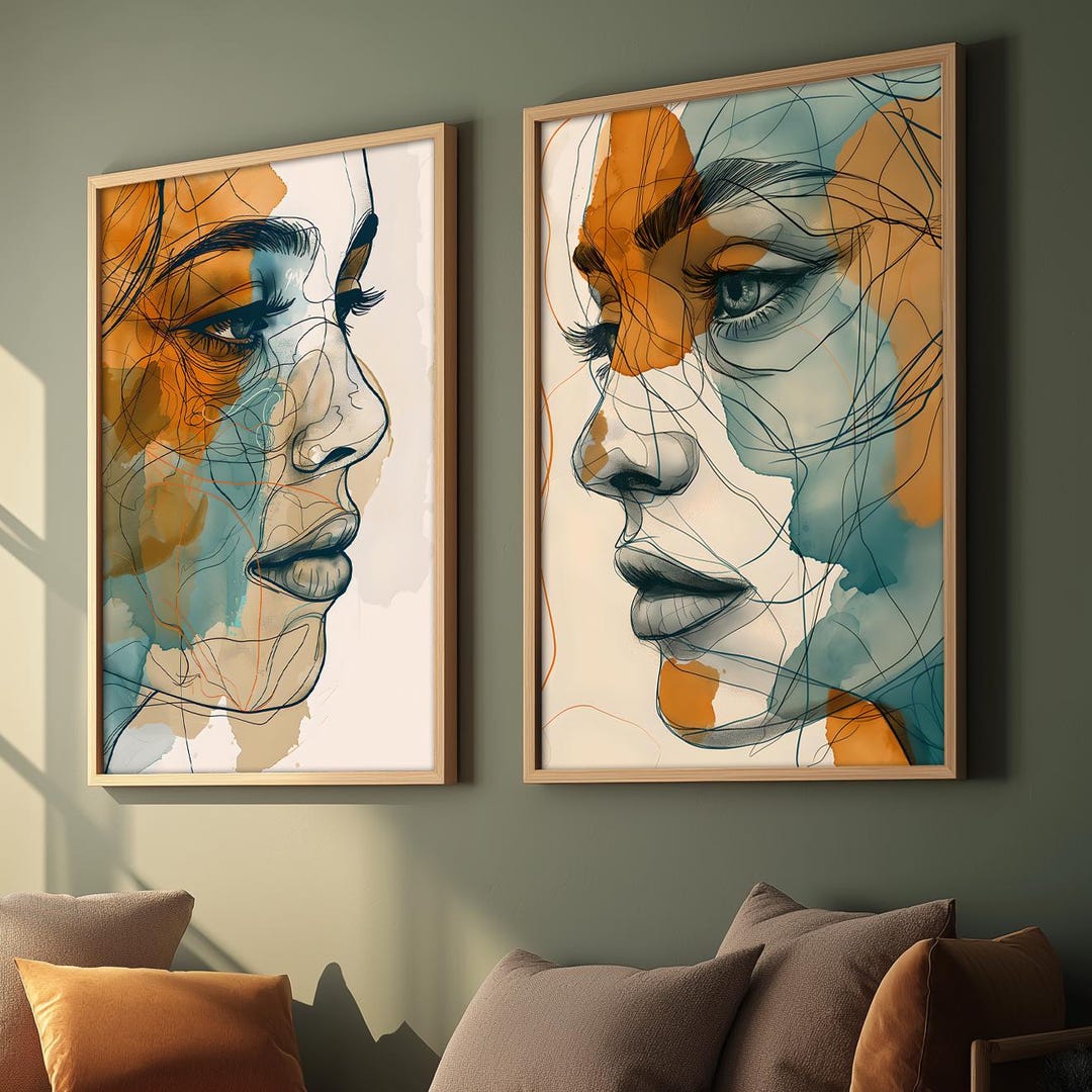 Solitude - 2 Piece Printable Art Set, Digital Art, Instant Download ...