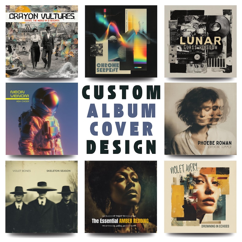 Custom Album Cover Design, Personalized Album Cover Art, Self Releasing ...