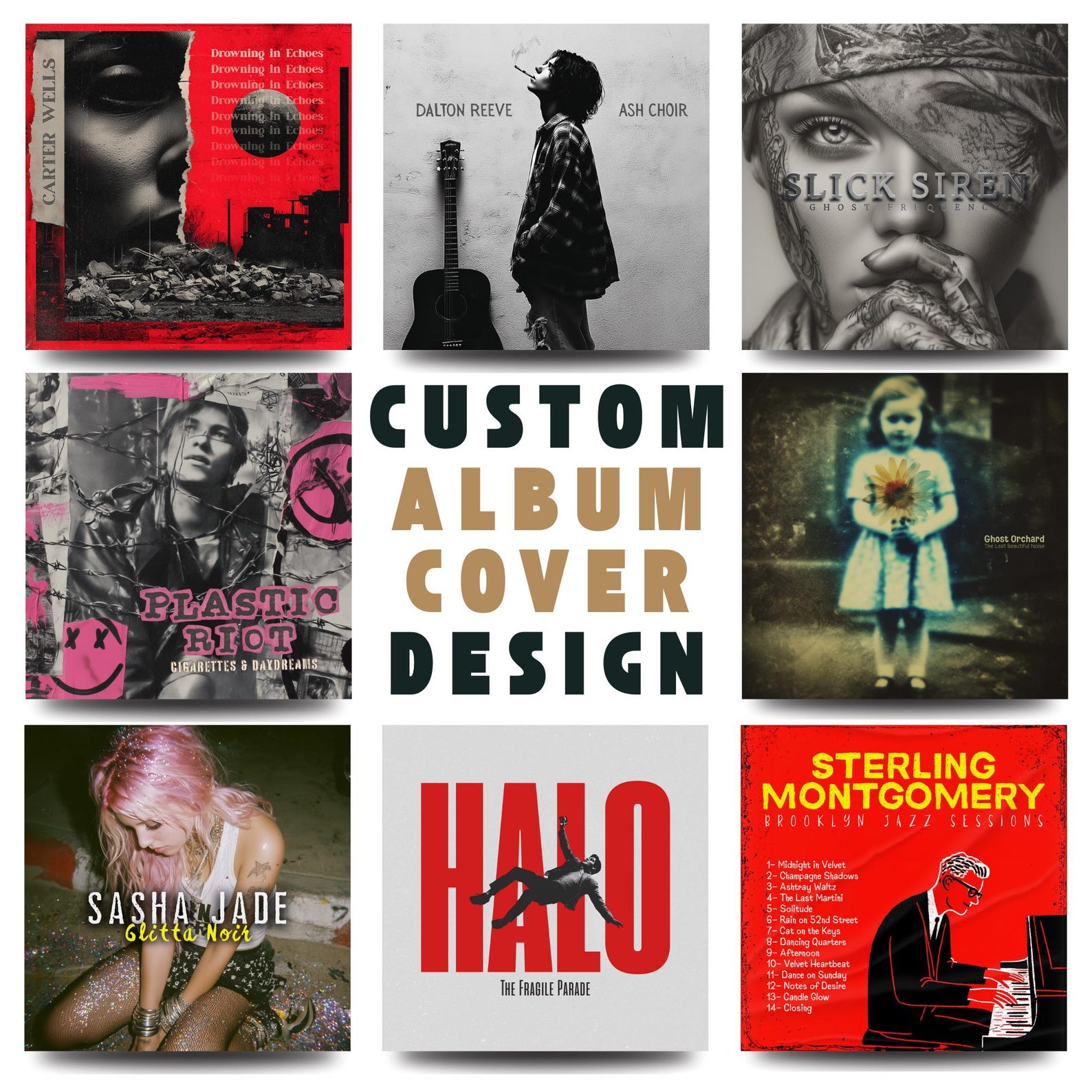 Custom Album Cover Design, Personalized Album Cover Art, Self Releasing ...