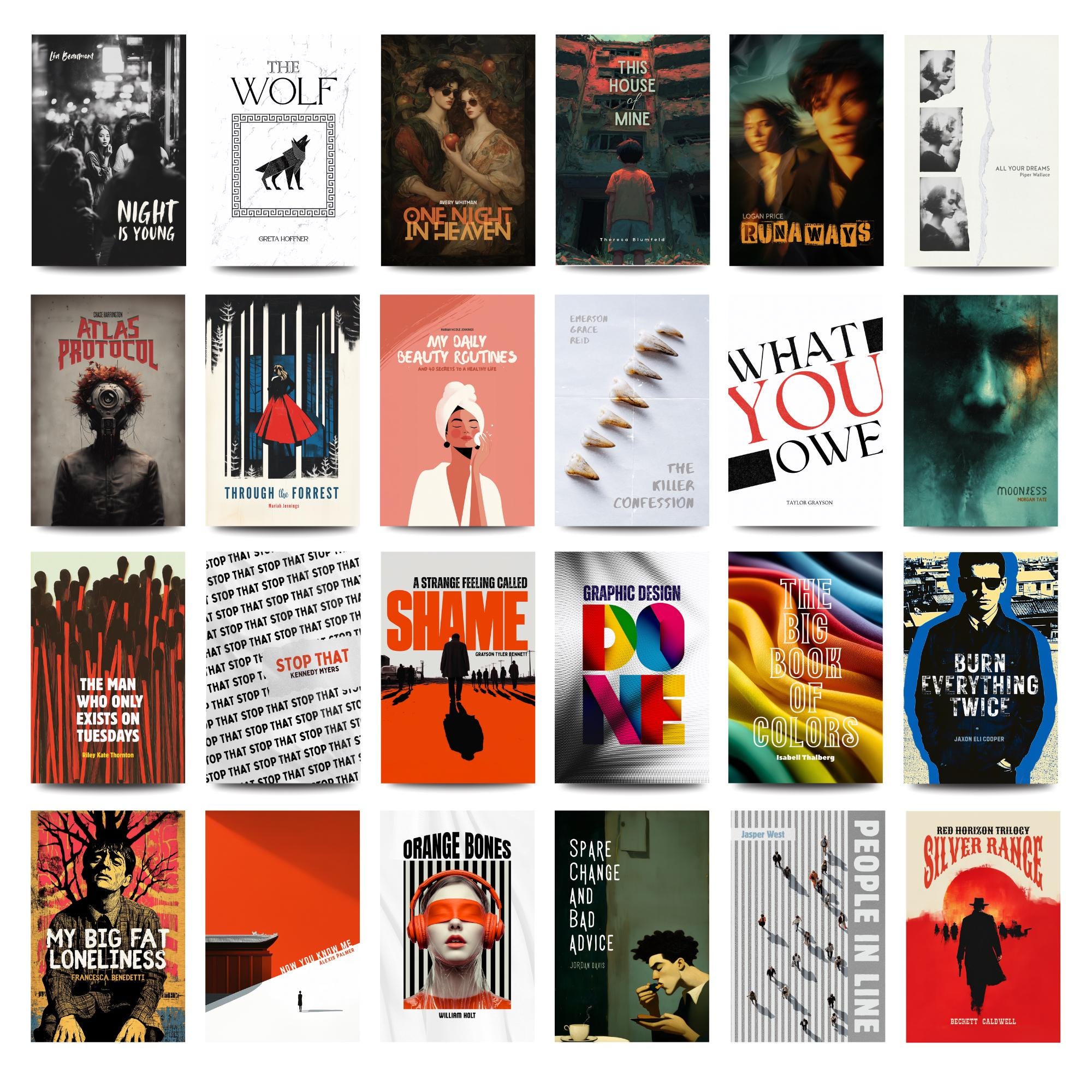 Custom Book Cover Design, Ebook Cover, Personalized Book Cover Art ...