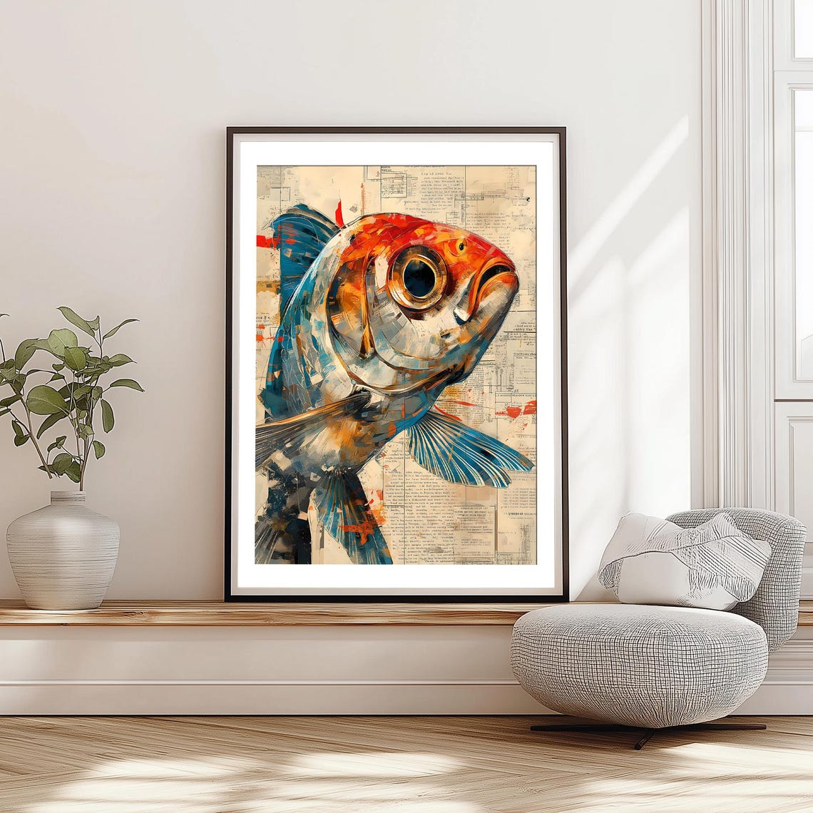 The Last Fish - 3 Piece Printable Art Set, Digital Print, Instant ...
