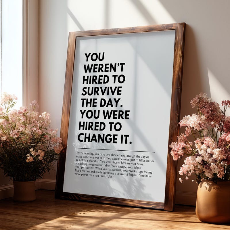 Quote of the Day Motivational Workplace Login Page Ideas - Etsy Canada