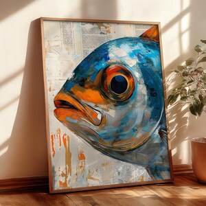 The Last Fish - 3 Piece Printable Art Set, Digital Art, Instant ...